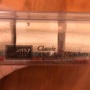 Stampin' Up! | Other | Nib Stampin Up Classic Alphabet Numbers Stamps ...